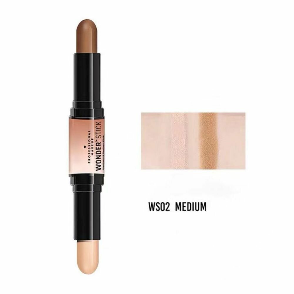 Хайлайтер и консилер NYX wonder stick, оттенок 02