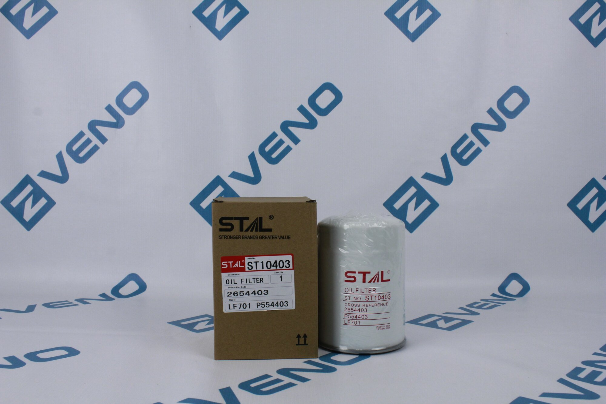Фильтр масляный STAL ST10403 (2654403; P554403; LF701) BOBCAT CASE JCB, KOMATSU CATERPILLAR HITACHI, HYSTER NEW HOLLAND PERKINS, TEREX VOLVO