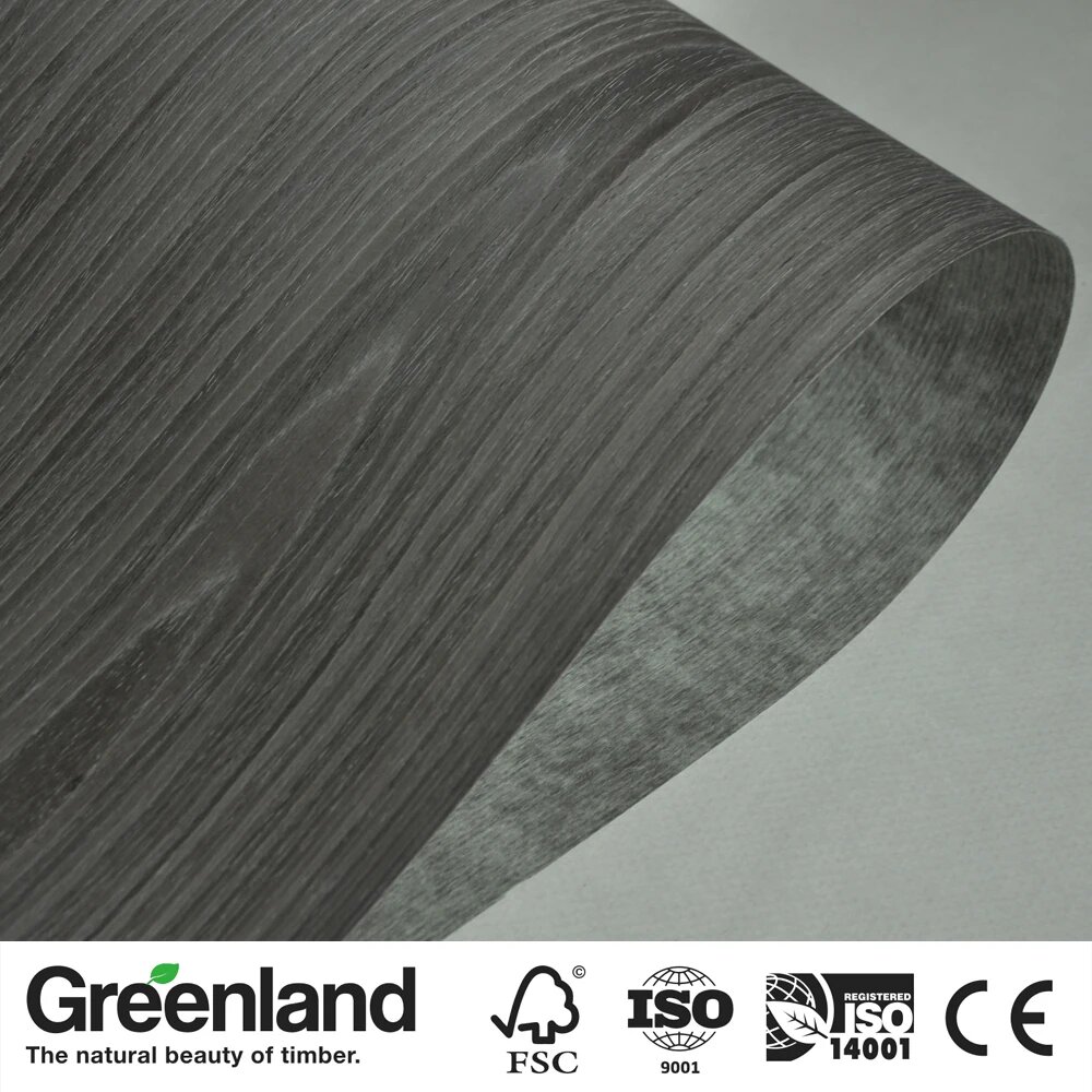 Черный дуб реконструированный шпон для мебели