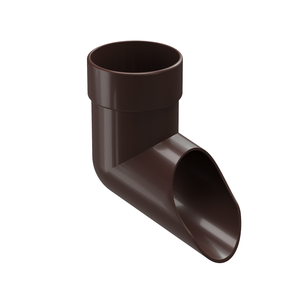 Docke LUX Наконечник (Шоколад), диаметр трубы 100, толщина 1.9