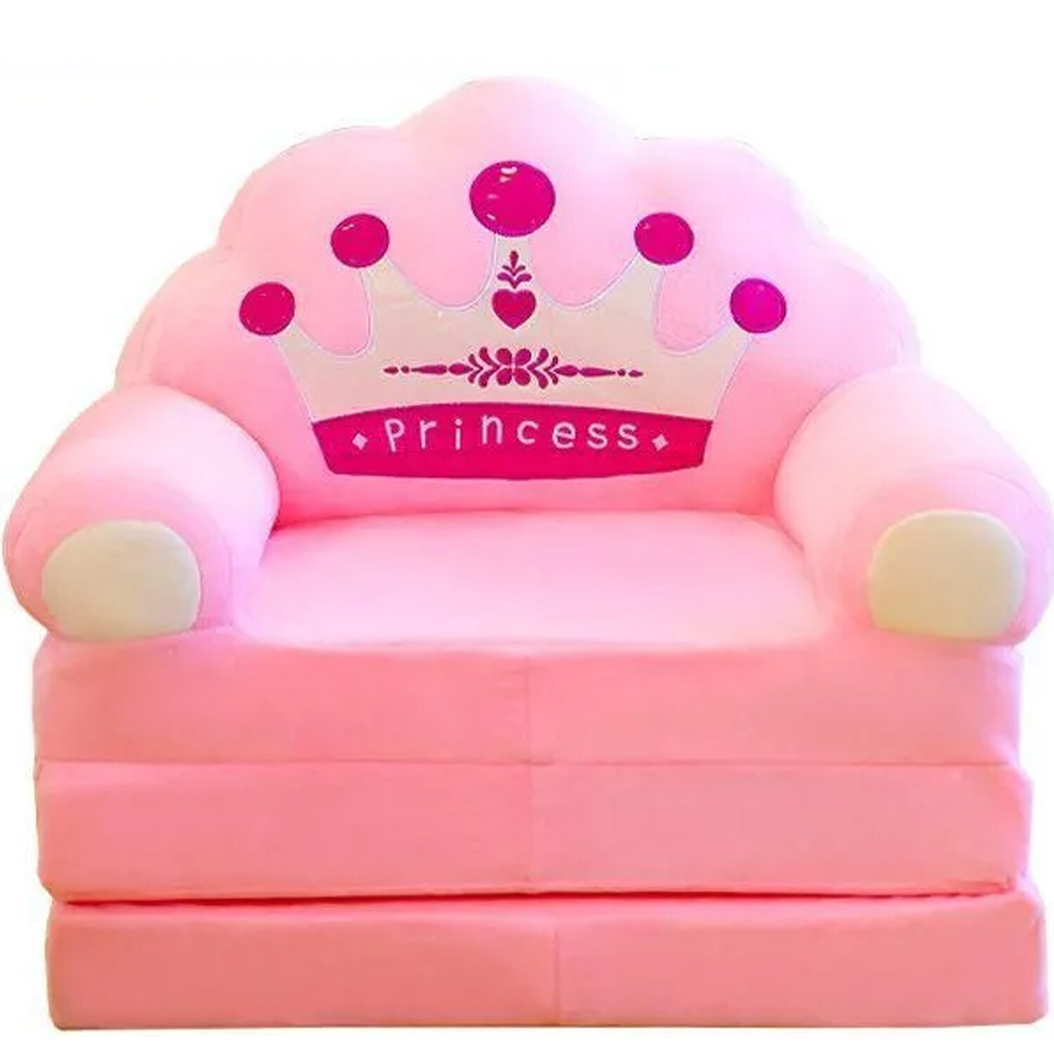 Детское Кресло-Кровать: Раскладной Диван Для Малышей 50x40x50 См - Компактный Мини-Диван Для Игровой И Спальни С Гипоаллергенным Покрытием Для Безопасного Сна И Отдыха