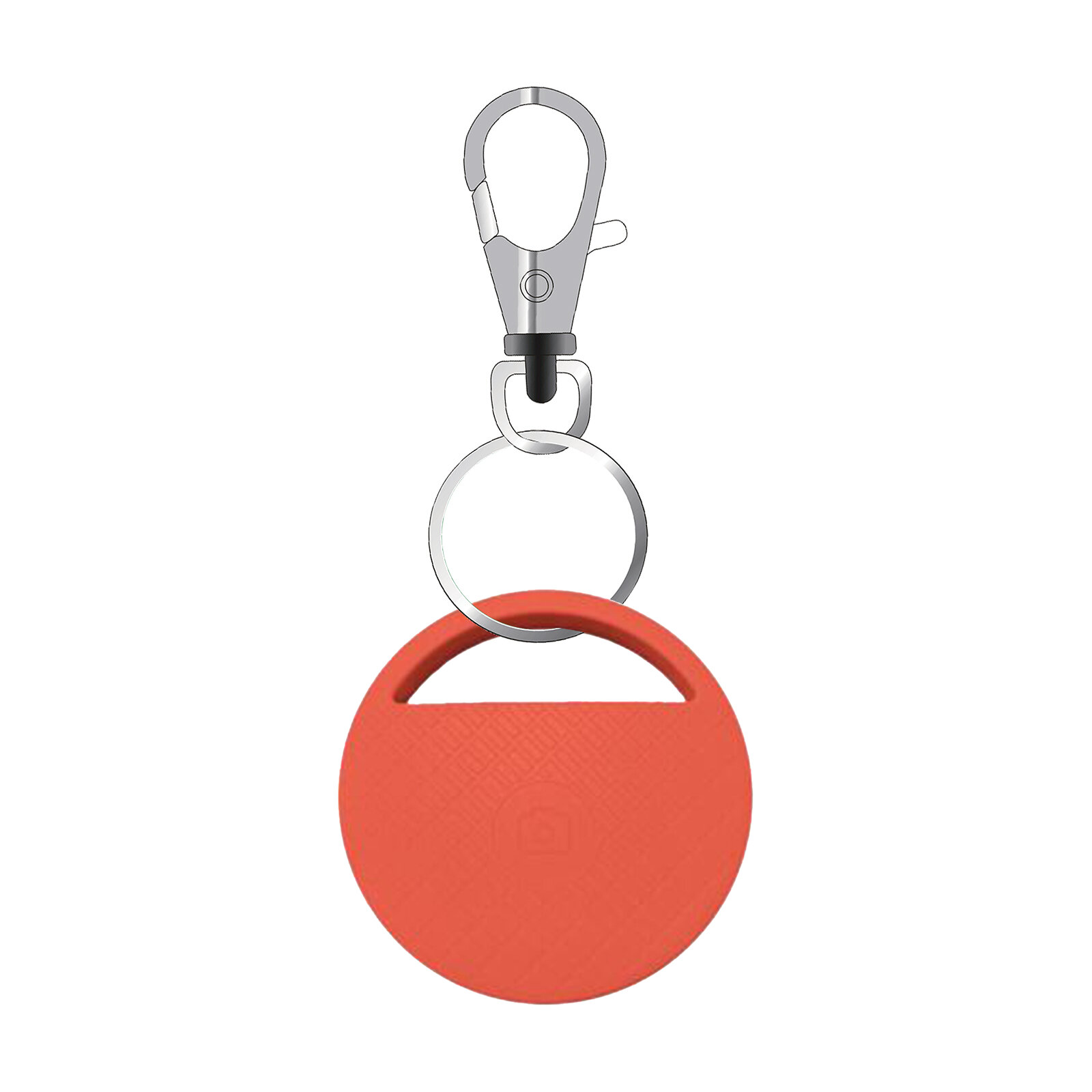 Беспроводной GPS трекер BT Smart Tracker для домашних животных/ключей/сумок, управление через приложение, локатор предметов, BT блютуз ремот-контроль для селфи, двустороннее уведомление, красный цвет, BT версия 4.0, материал ABS, батарейка CR2032,