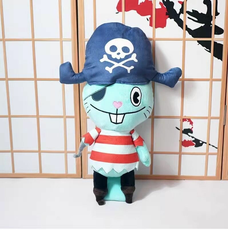 Мягкая Игрушка Happy Tree Friends Russell , плюшевая Куклаигрушка, 48 СM