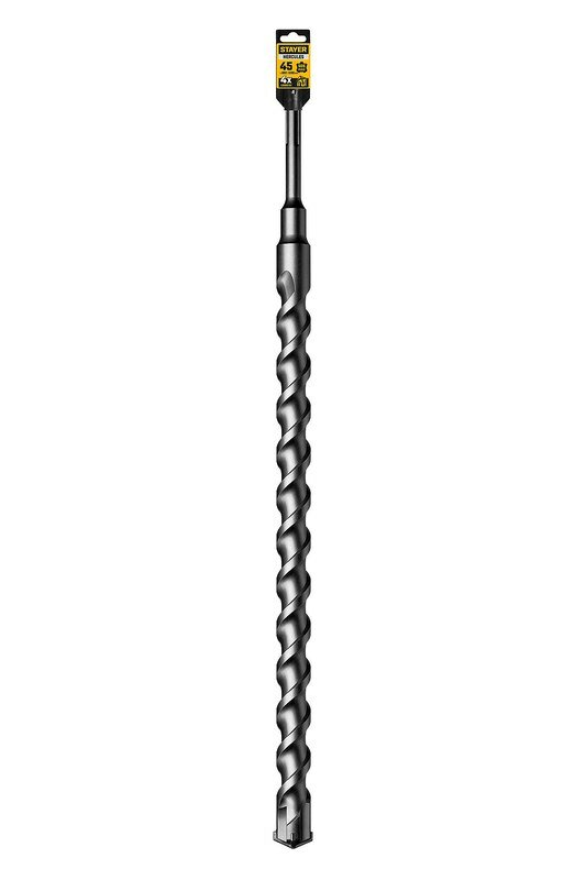 Бур SDS-Max Stayer 29370-880-45 Hercules-4Х Professional 45 x 880/1000мм
