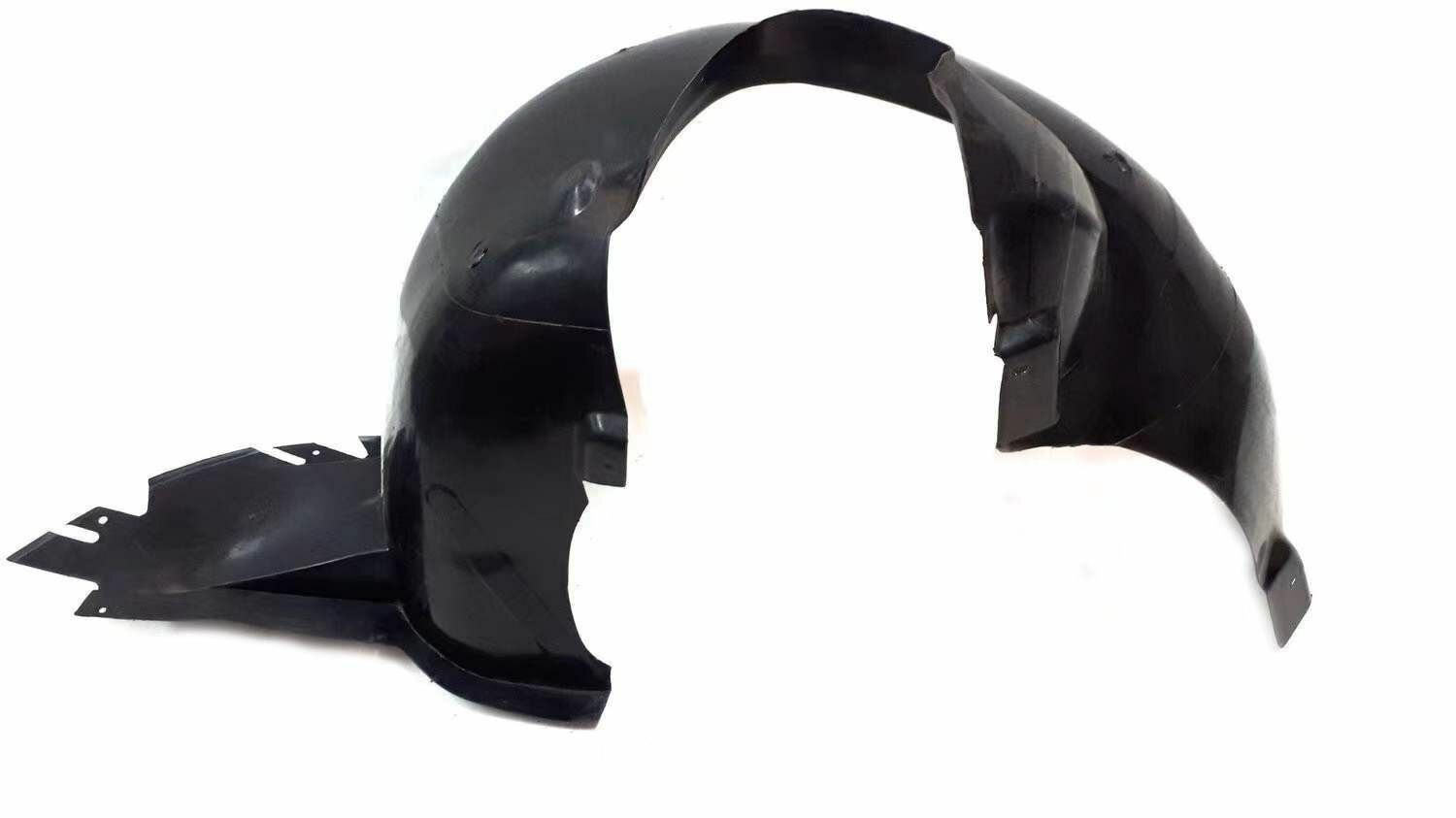 Подкрылок SAT, передний, правый, для Skoda Rapid, полимерный материал, черный