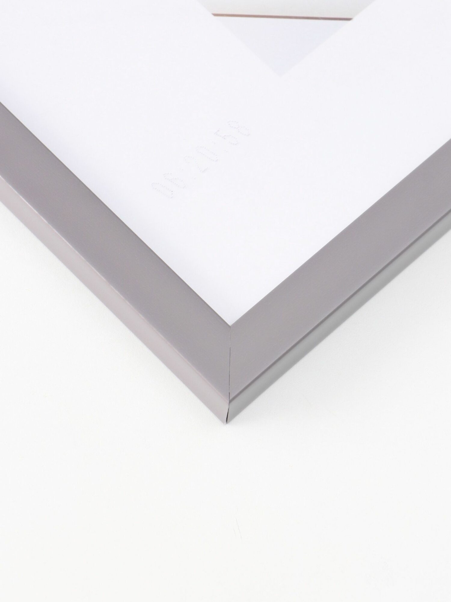 Фоторамка 30х40 / рамка для фото пластик / "мирам" т. серый