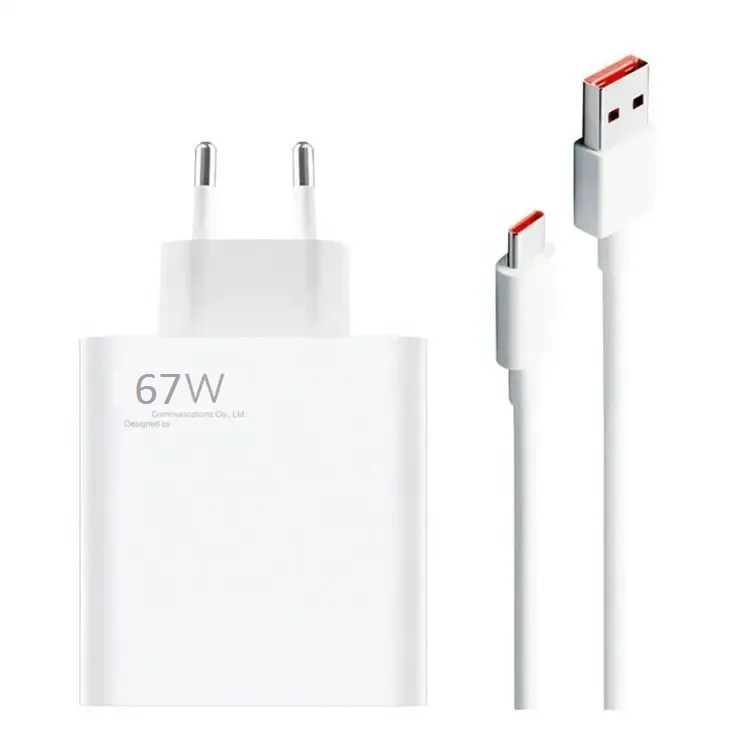 СЗУ Xiaomi 67W 1 USB-A Power Adapter Suit with cabel Type-C EU