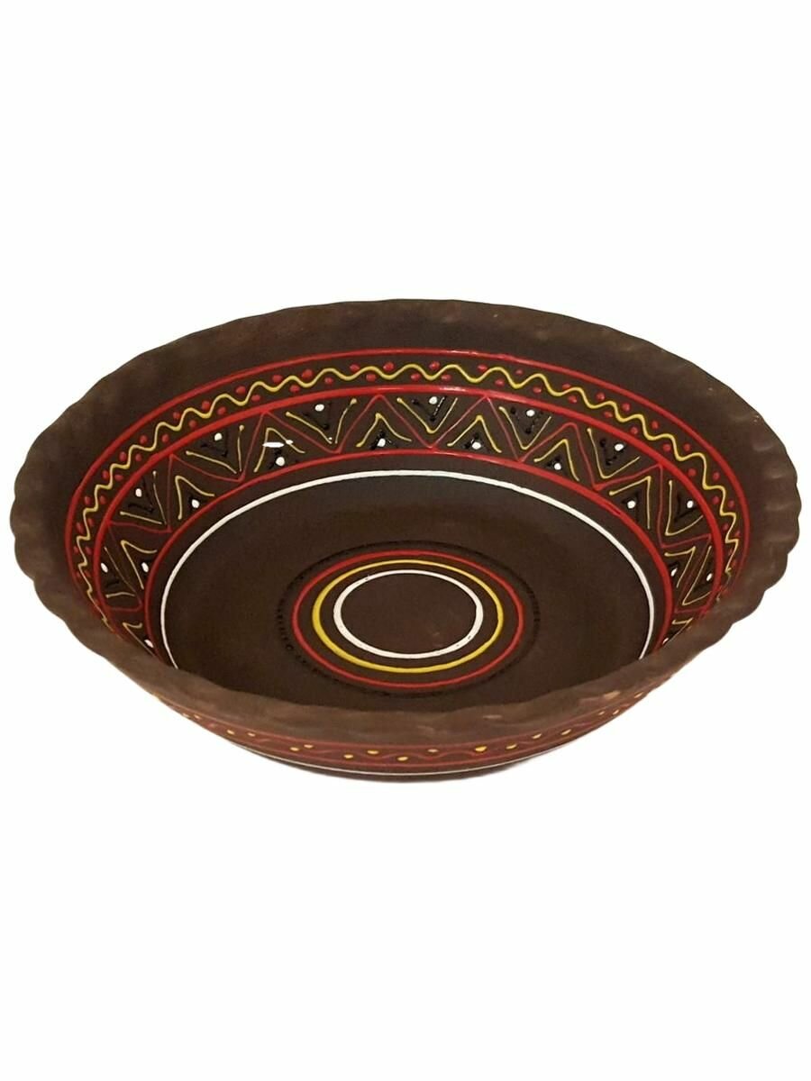 Миска, Салатник 0,85 л, глина, керамика, ручная работа, Тарусская керамика