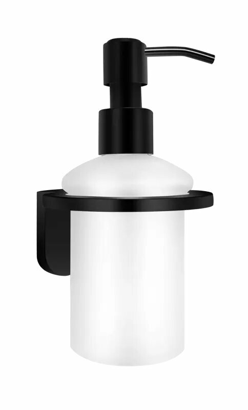 Дозатор для жидкого мыла Iddis Lahta LMLAHZG0Bi46 подвесной металл цвет черный