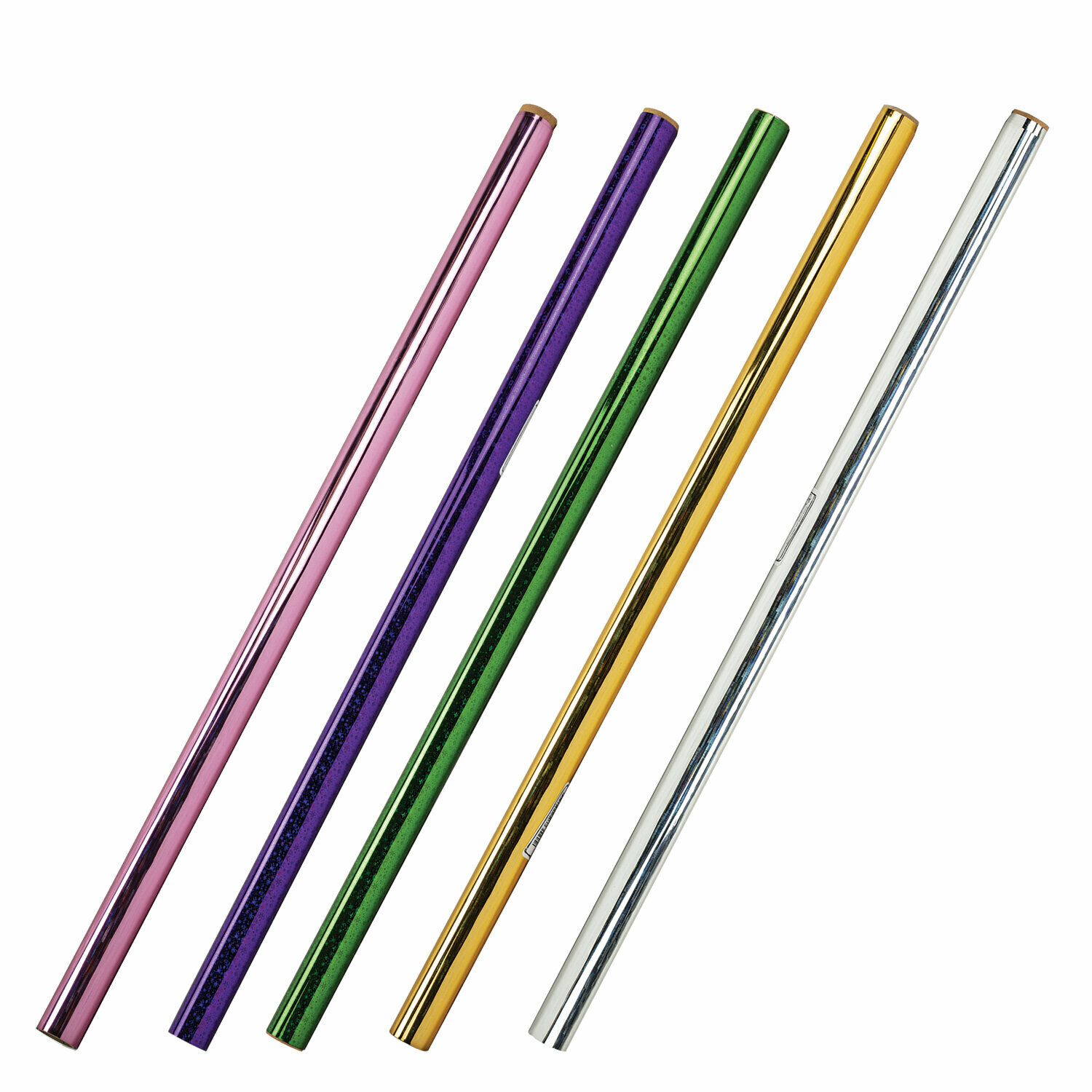 Упаковка 45 шт. Пленка оберточная подарочная, 0,7х2 м, голографическая, цвет ассорти