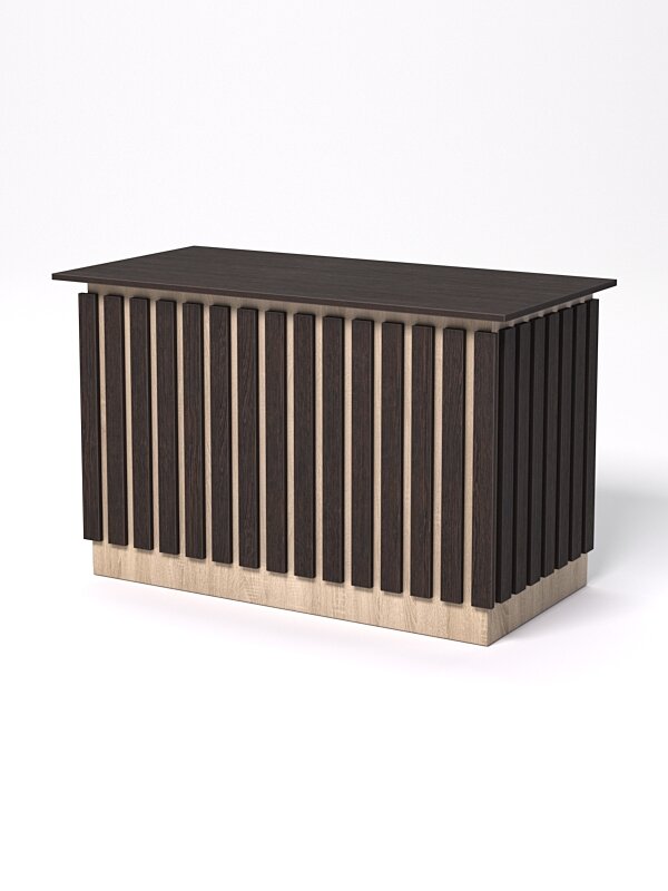 Стол руководителя №3, Дуб Сонома + Дуб Венге. Производитель товара - компания Westcom.