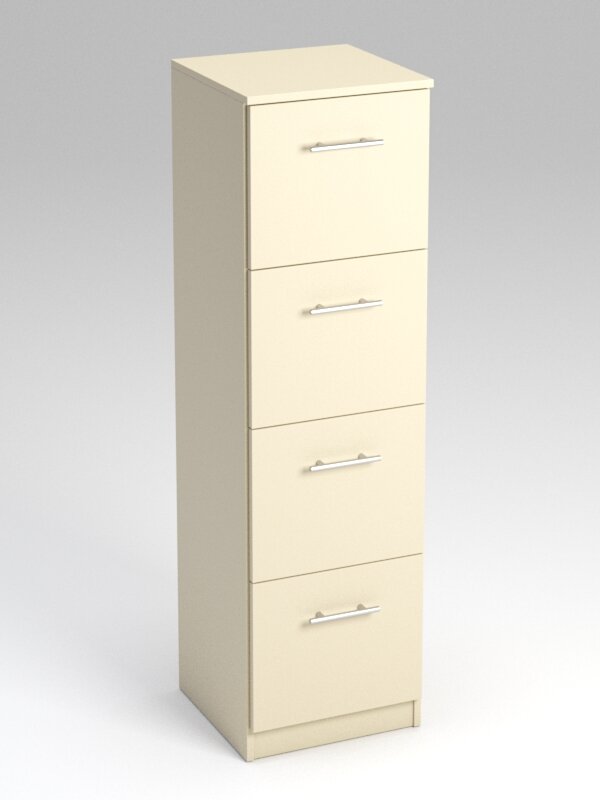 Комод Бревнэс с 4 ящиками, Крем Вайс. Производитель товара - компания Westcom.