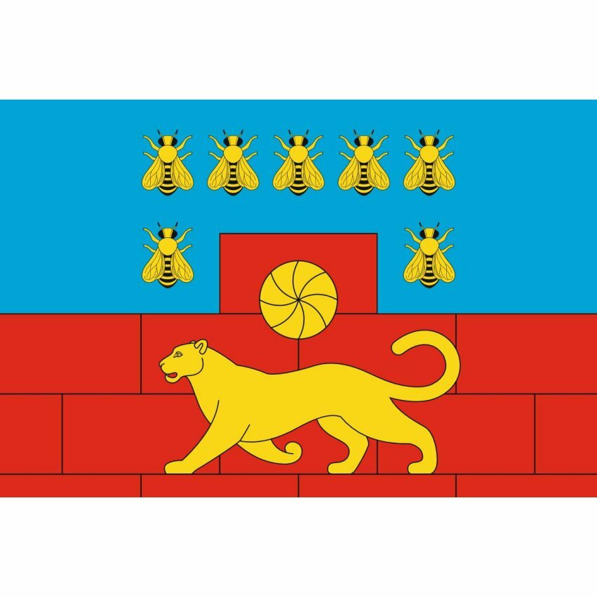 Флаг Мясниковского района 135x90 см.