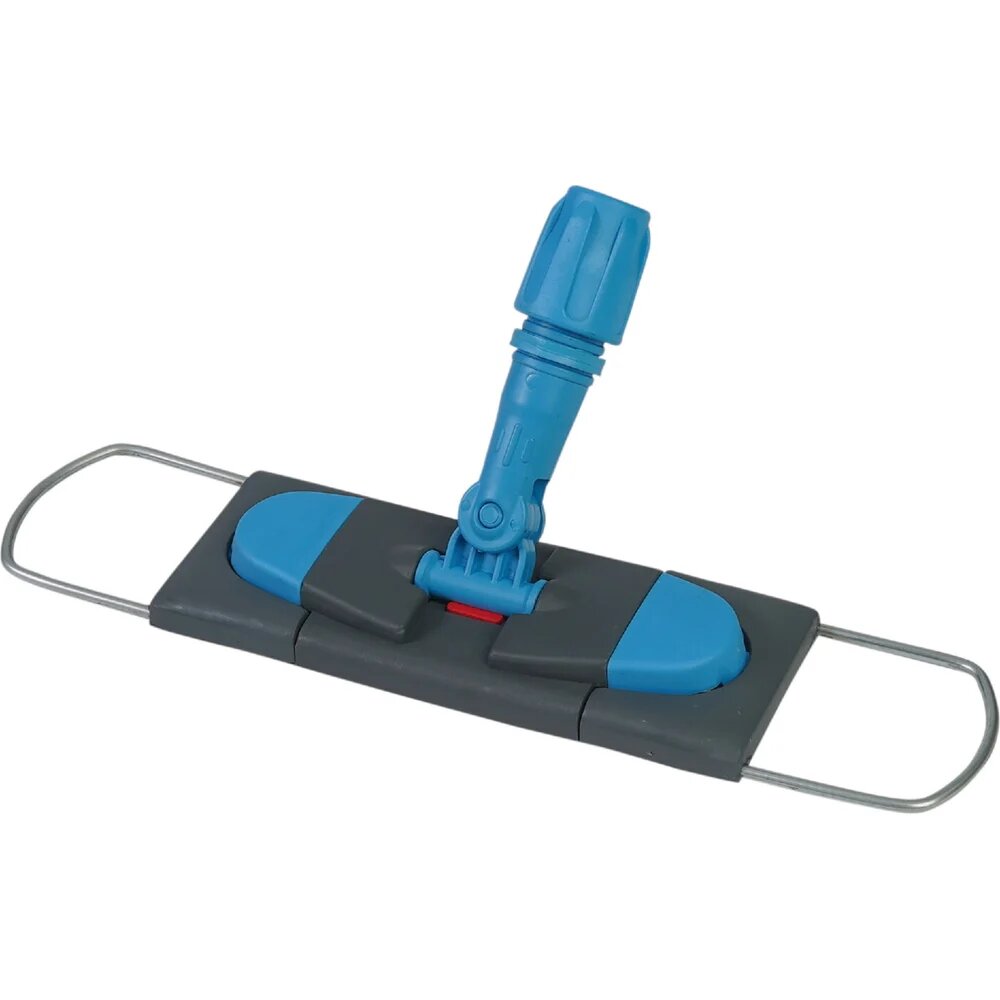 Uctem-Plas UCTEM PLAS Держатель-рамка металлический для плоских мопов с педалью 40 см. Синий CD185-B