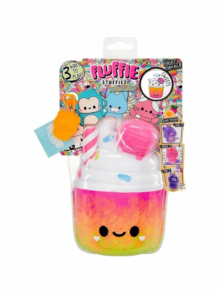 Флаффи Стаффи Игровой набор Fluffie Stuffiez Монстр из молочного коктейля третье поколение Новая серия