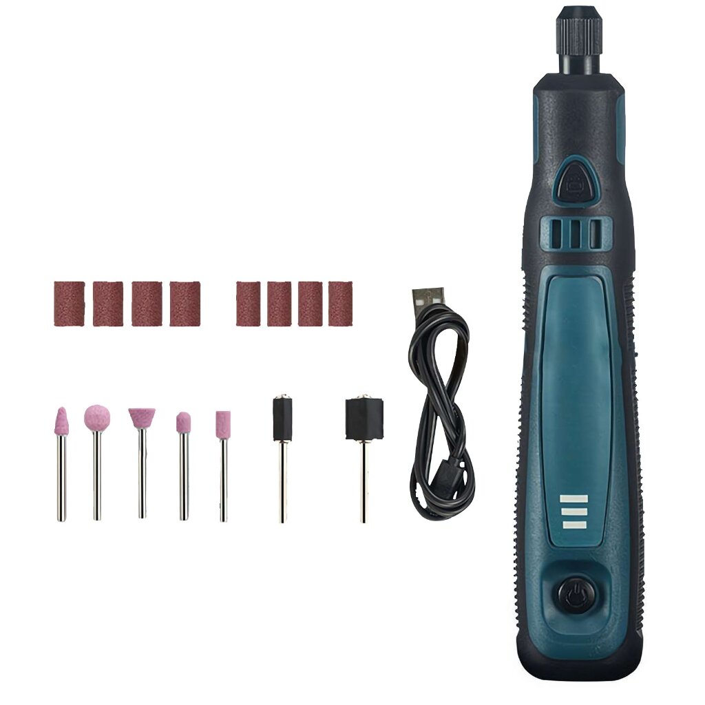 Беспроводной Электрический Шлифовальный инструмент Подходит для начинающих мастеров по дереву, пластику, Плитке, Стеклу, Камню, Металлу и легких поделок