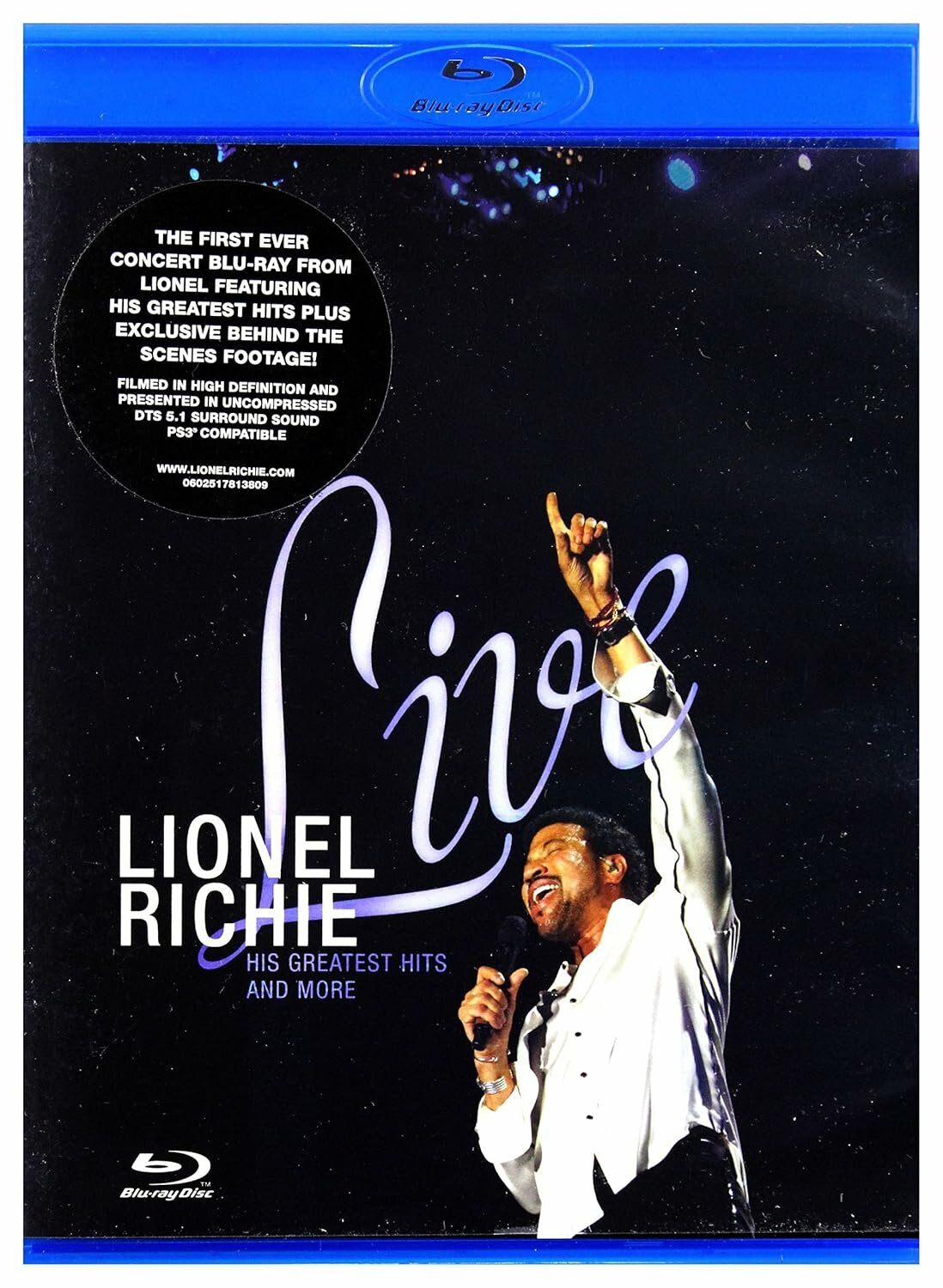 Lionel Richie - Live: His Greatest Hits & More (2007) Blu-ray (блю рей)