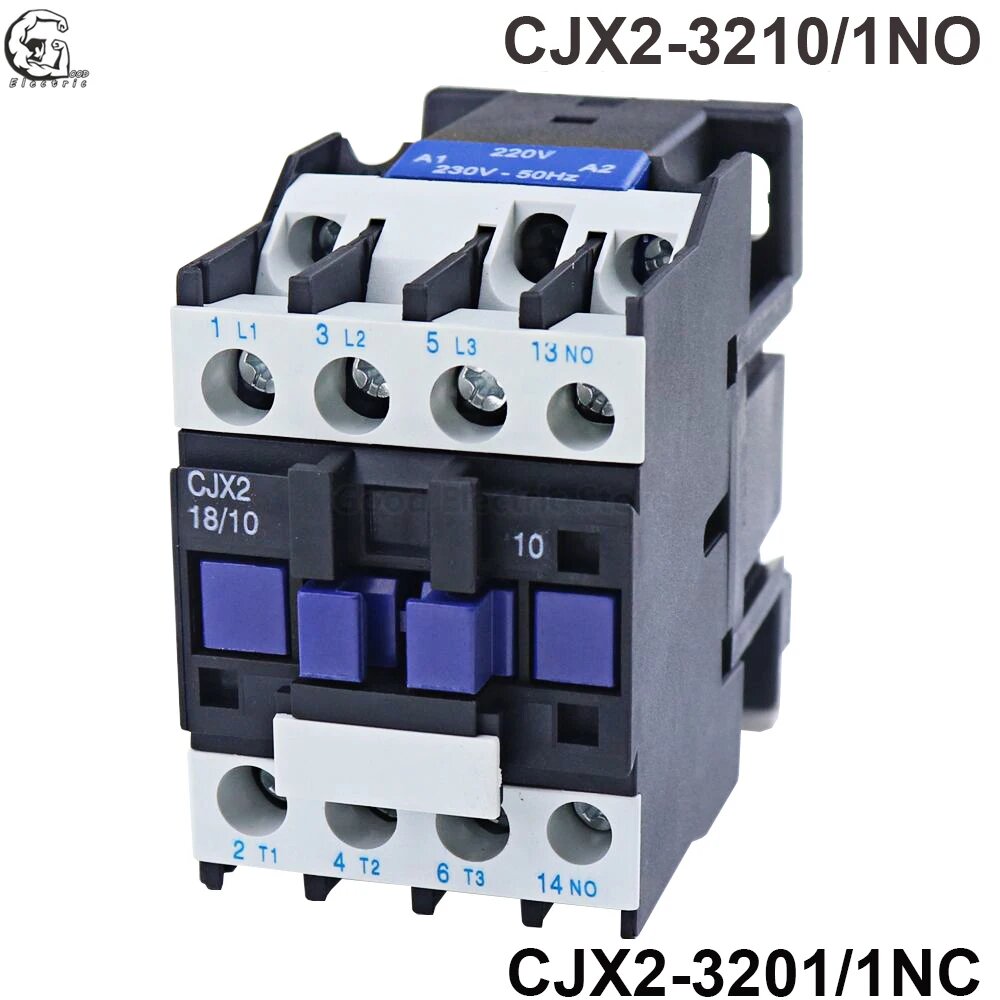 Контактор CJX2-3210/CJX2-3201 32А 3-фазный 36V CJX2-3201 1NC
