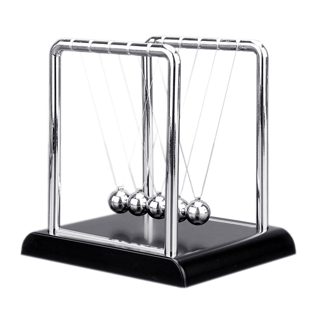 Настольная игрушка Newton's Cradle Fidget Balance Ball с Дисплеем Сохранения энергии, Металлическая Сверхмощная Игрушка Для беспокойства, Офисный декор