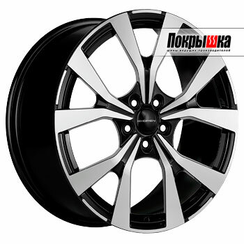 Диски литые Khomen KHW1906 7.0х19/5х114.3 D60.1 ET45.0, Black-FP