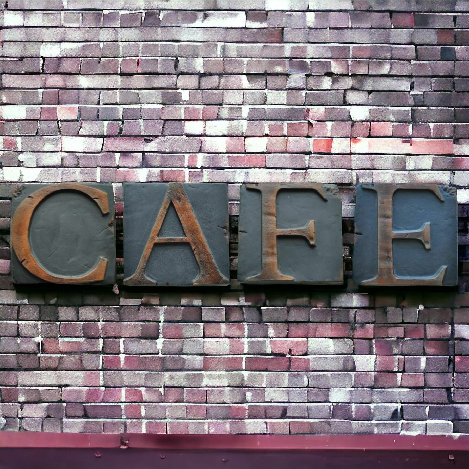 Модульное панно, декор на стену Cafe Кафе, картина для дома, офиса, кафе