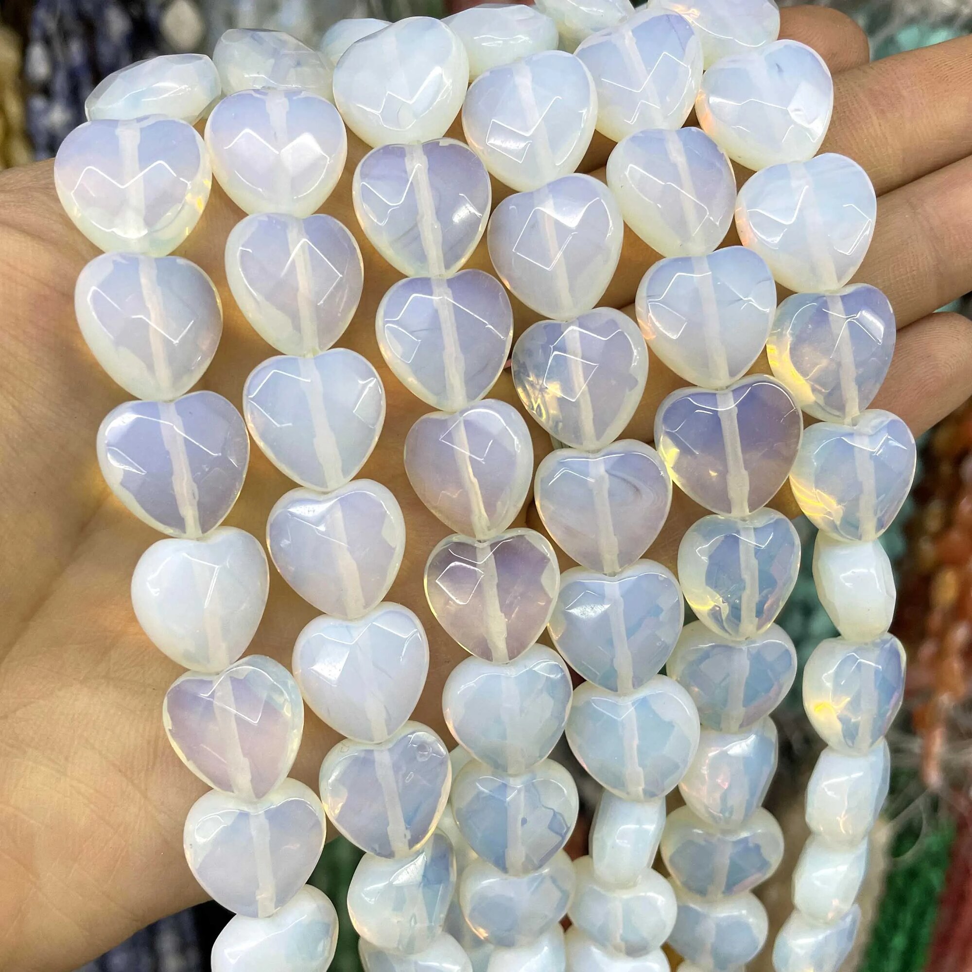 Бусины для украшений SYSRXLR тигровый глаз, агата, бирюза, нефрит