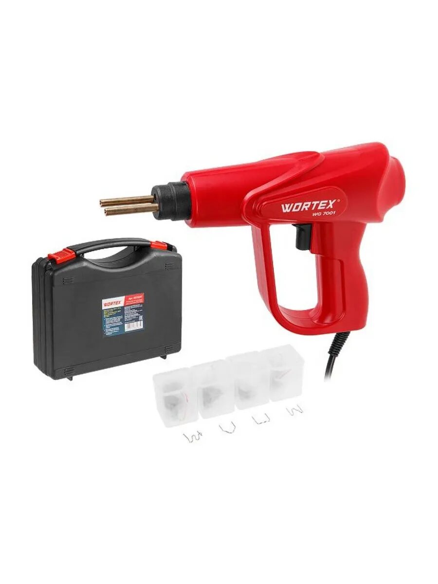 Пистолет для пайки WG 7001, 70Вт, 300С, 500г, противоударный, 4 вида скоб,