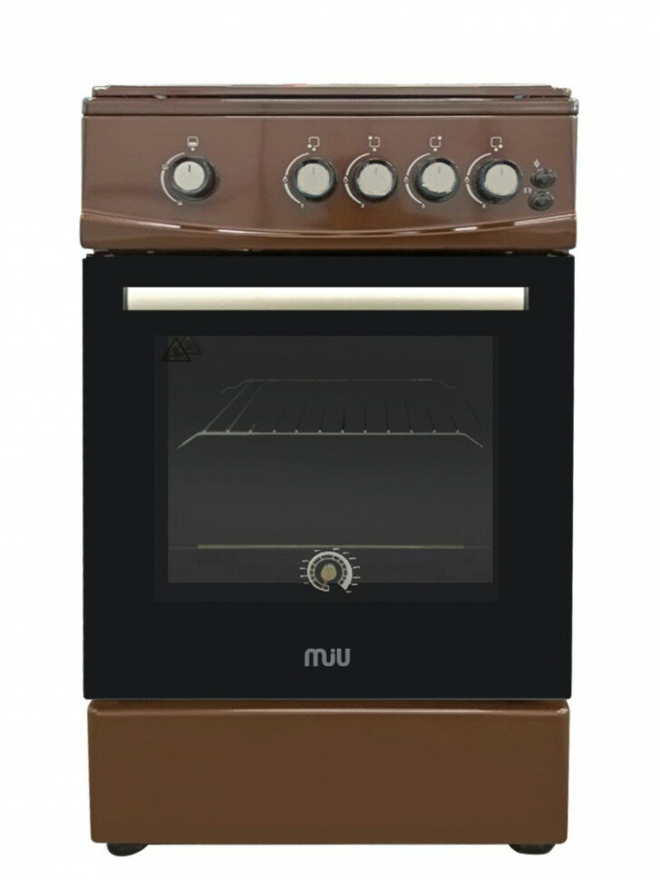 Кухонная плита MIU UNO 52S коричневая