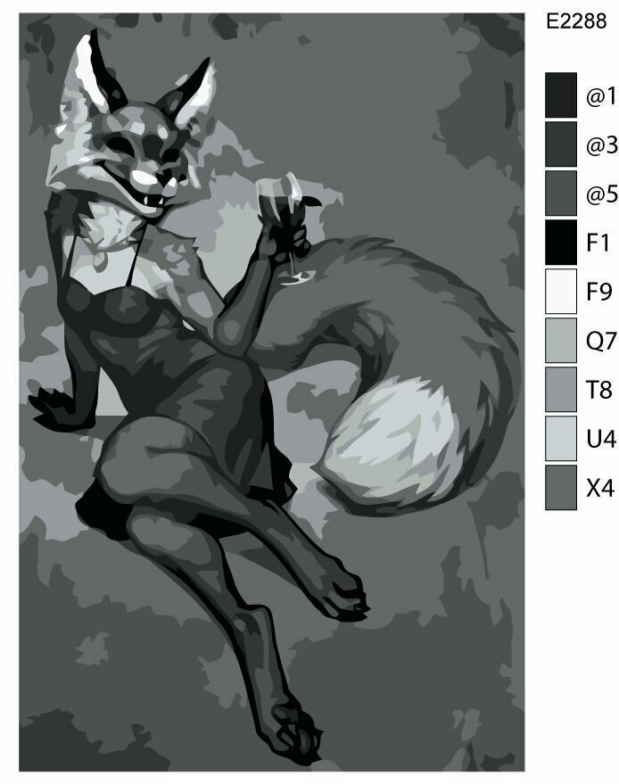 Детская картина по номерам E2288 "Игра Tiny Bunny (Зайчик). Алиса" 20x30