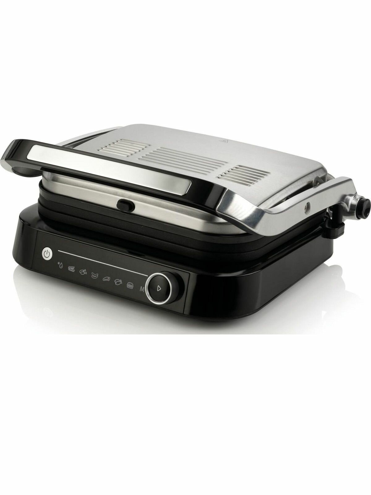 Электрогриль Gorenje GCG2100S 2100Вт черный/серебристый