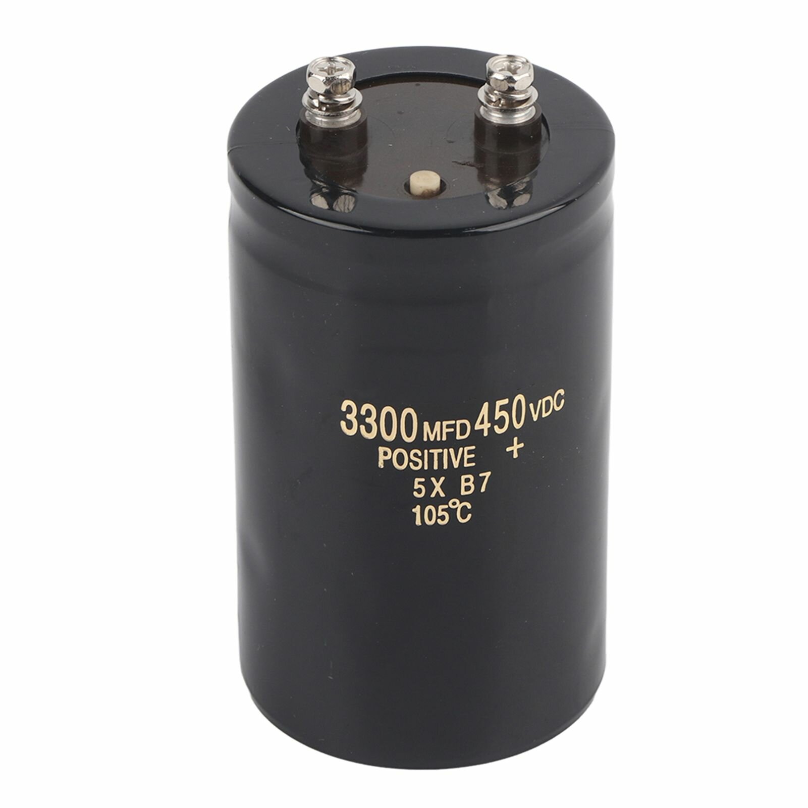 Электролитический конденсатор 450V 3300uF, болтовое крепление, для фильтрации