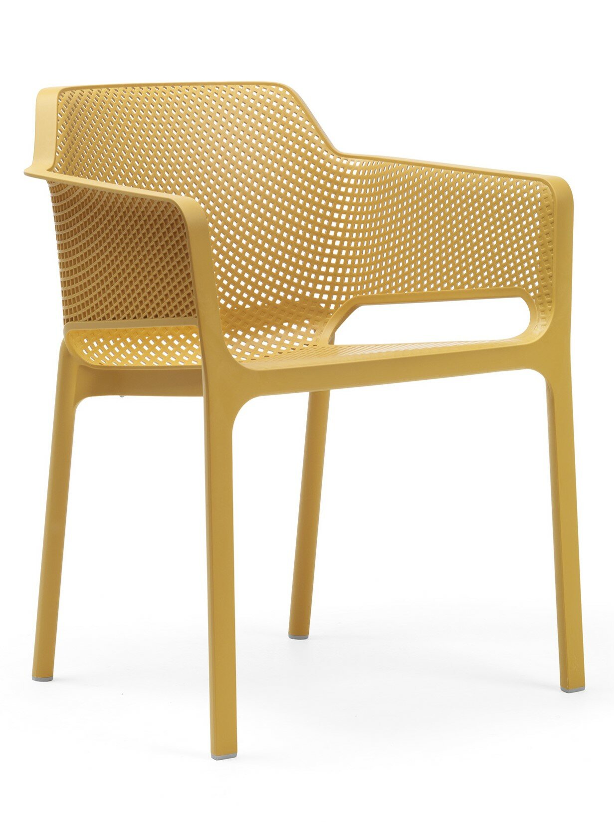 Кресло садовое Nardi Net, цвет горчичный, стеклопластик, Италия