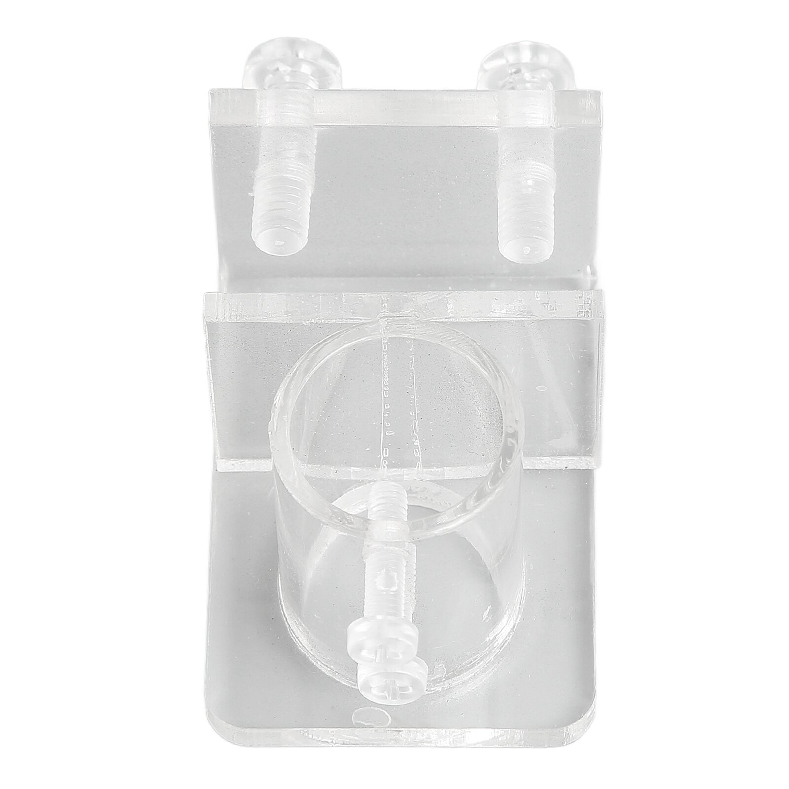 Aquarium Water Pipe Clamp Professional High Transmittance Acrylic Fish Tank Clip for Single Hole 20mm/0.79in Inner Diameter