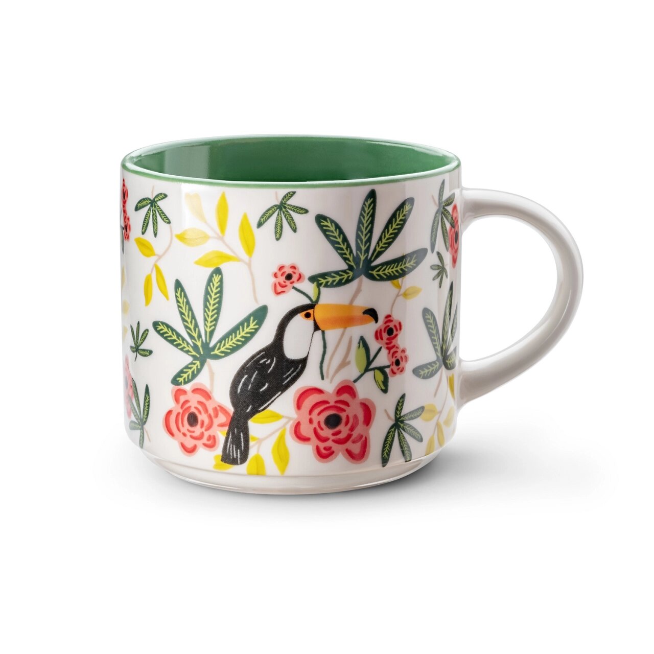 Кружка Apollo Kakadu из фарфора, 470 млстильная и прочная посуда для утреннего кофе