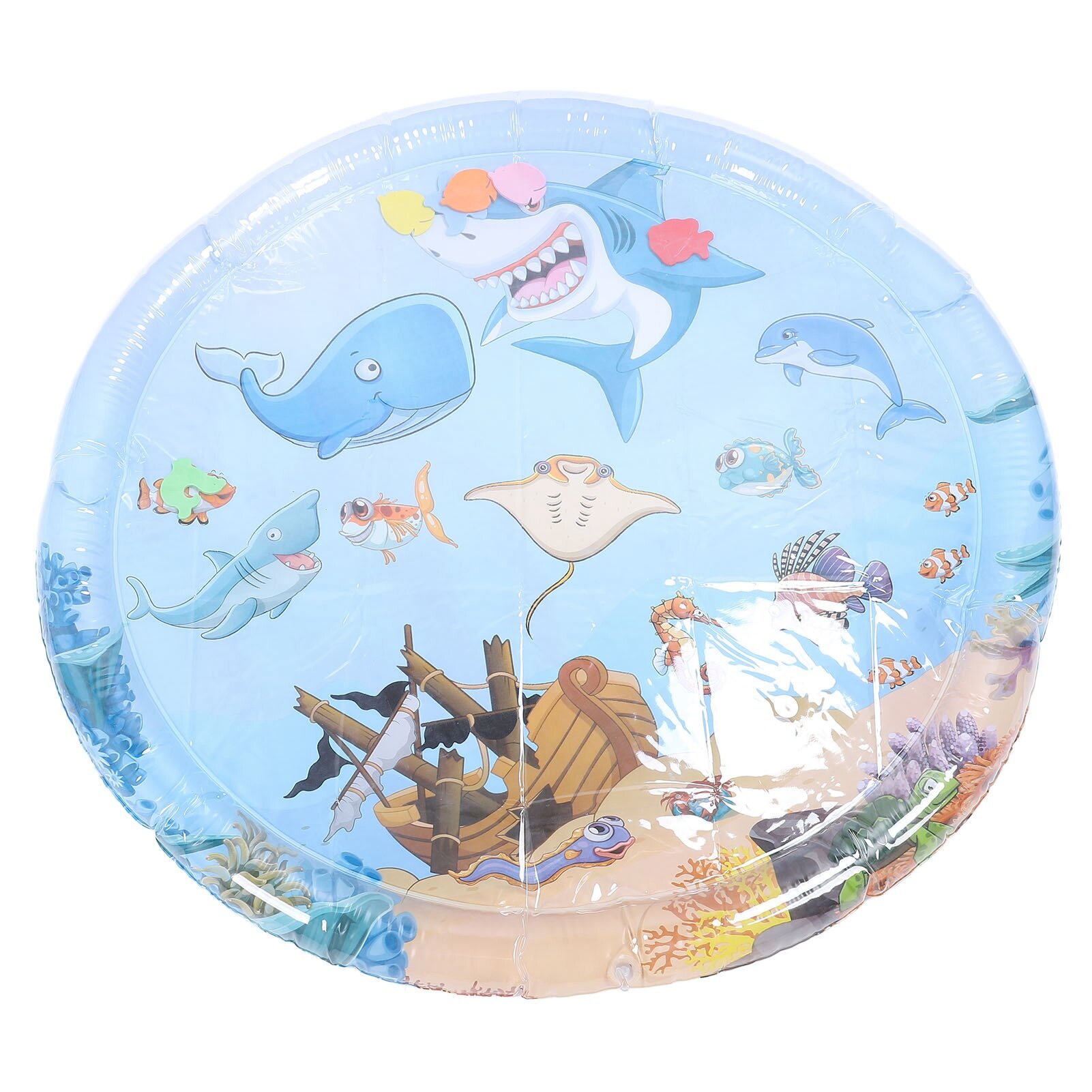 Игровой коврик с датчиком воды для домашних животных, утолщенный, удобный, надувной, охлаждающий коврик для воды, интерактивные игрушки для кошек и собак