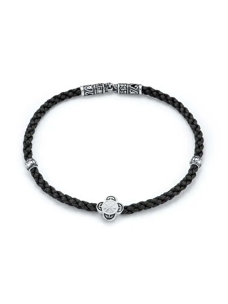 Браслет, серебро, 925 проба, оксидирование, чернение