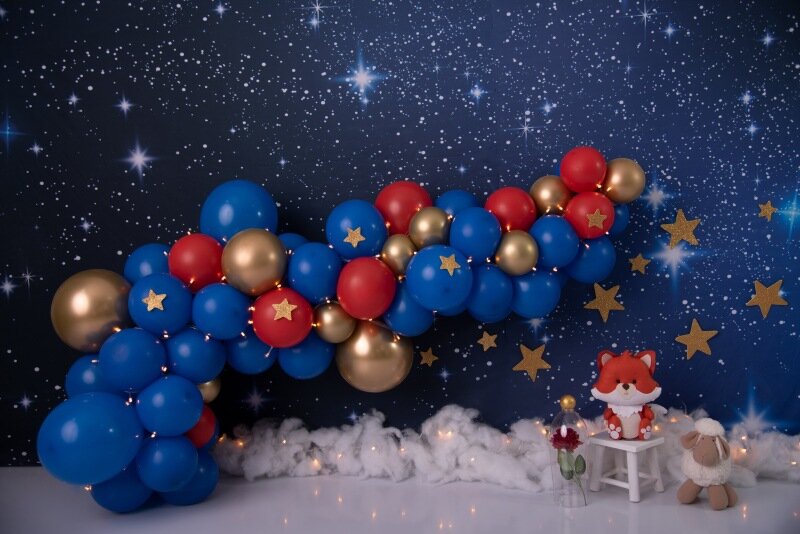 Зарубежная торговля Детский баннер на день рождения Фон для фотографий Детская ванночка Украшение на сто дней Зарубежная торговля Висячая ткань