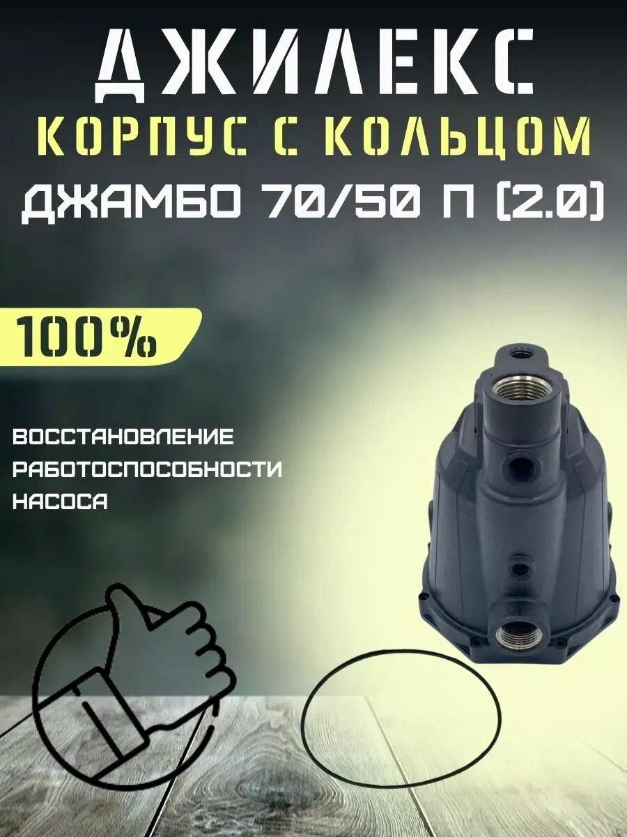 Корпус насоса Джилекс Джамбо 70/50 П (2.0) с 2023г. + кольцо