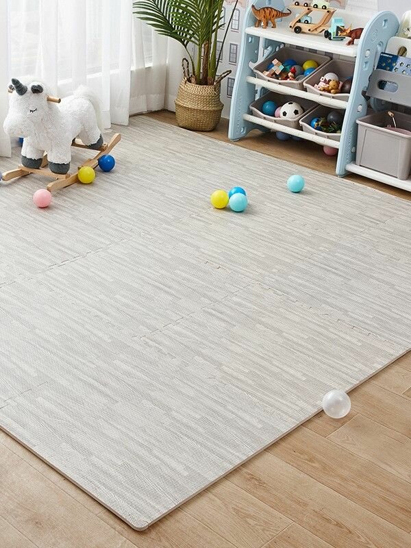 Спортивный мат EVA, нескользящий, 60 см x 60 см x 1 см, 8 штук