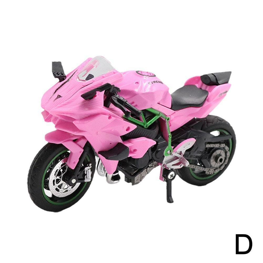 Модель мотоцикла коллекционная с подножкой 1:18/ игрушка для мальчиков, игрушечный транспорт, мото