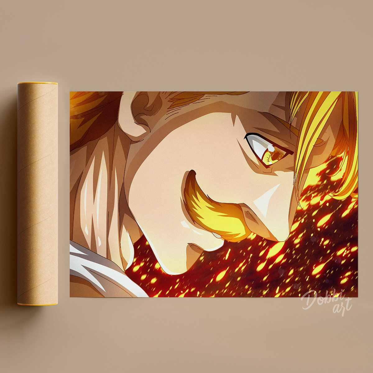 Постер 7 смертных грехов 50х70 см без рамы/ Аниме Манга The Seven Deadly Sins Эсканор/ Постер для дома, интерьера, декор на стену/ Плакат интерьерный Аниме, подарок парню, девушке