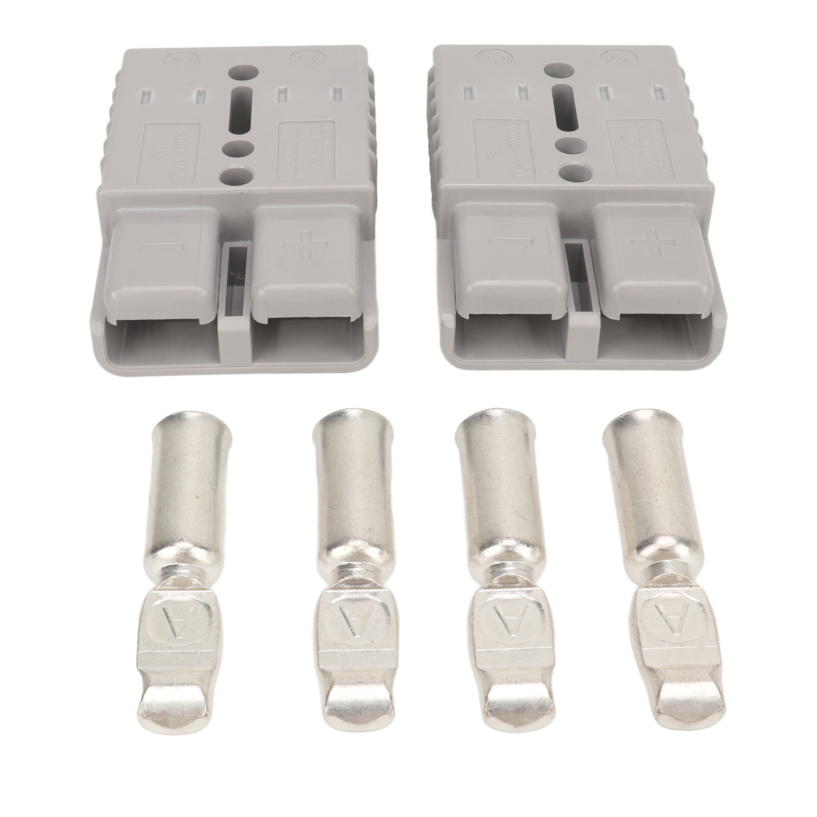 Быстроразъемный соединитель для аккумулятора 175 А, проводка 1/0 AWG 600 В, комплект для автомобилей, квадроциклов, автодомов, лебедок и лифтов.