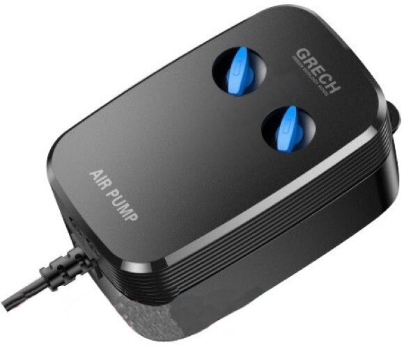 Компрессор диафрагмовый Sunsun CQ-200, бесшумный, 198л/ч, 4Вт, пластик