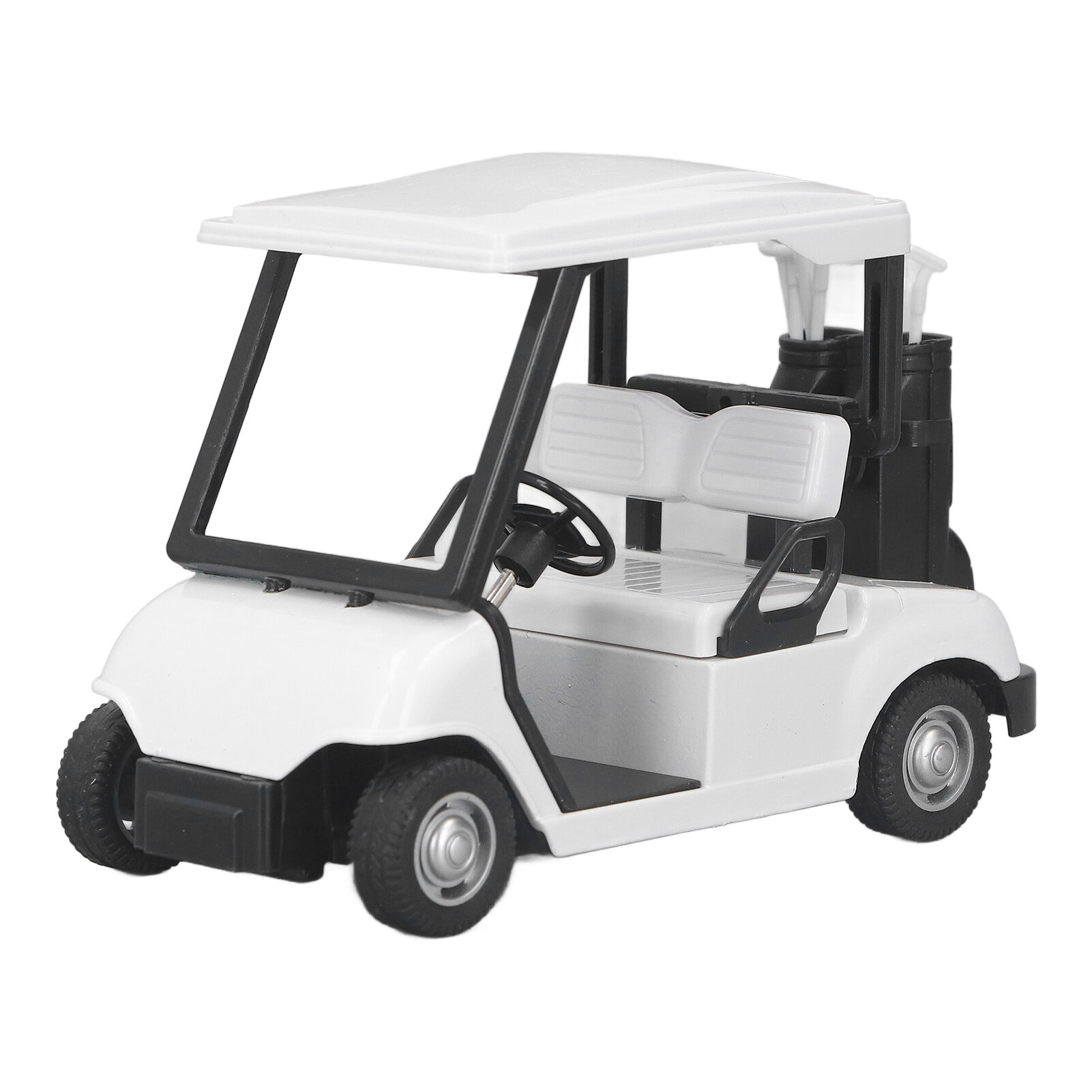 Игрушка-тележка для гольфа, реалистичная многофункциональная игрушка из сплава для развития навыков, прочная, безопасная, игрушка-тележка для гольфа с откатным механизмом для детей