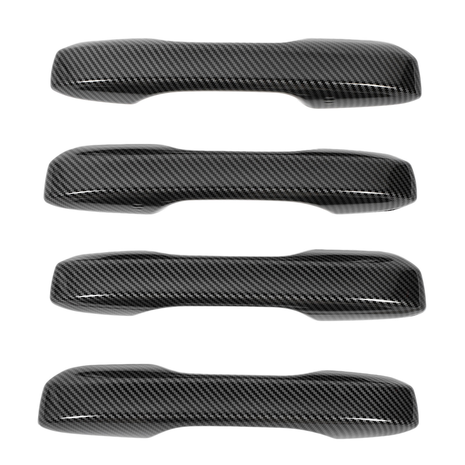 4 Шт Крышка Наружной Дверной Ручки, Устойчивая К Царапинам, Замена Внешней Отделки для Civic Accord CR‑V HR‑V В стиле Углеродного Волокна