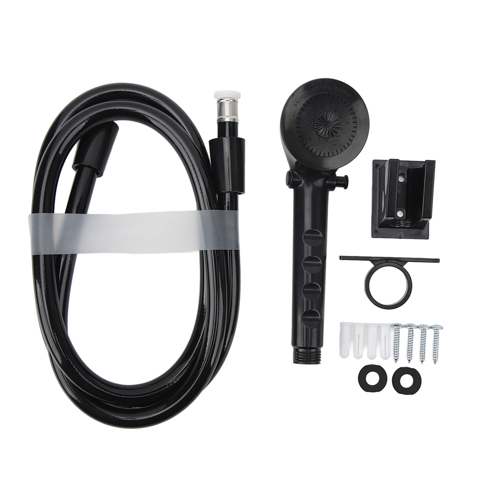 Ручной душ со шлангом 1,5 м, 3-позиционная душевая лейка для автодома, кемпера, фургона, прицепа, автодома, лодки, черный