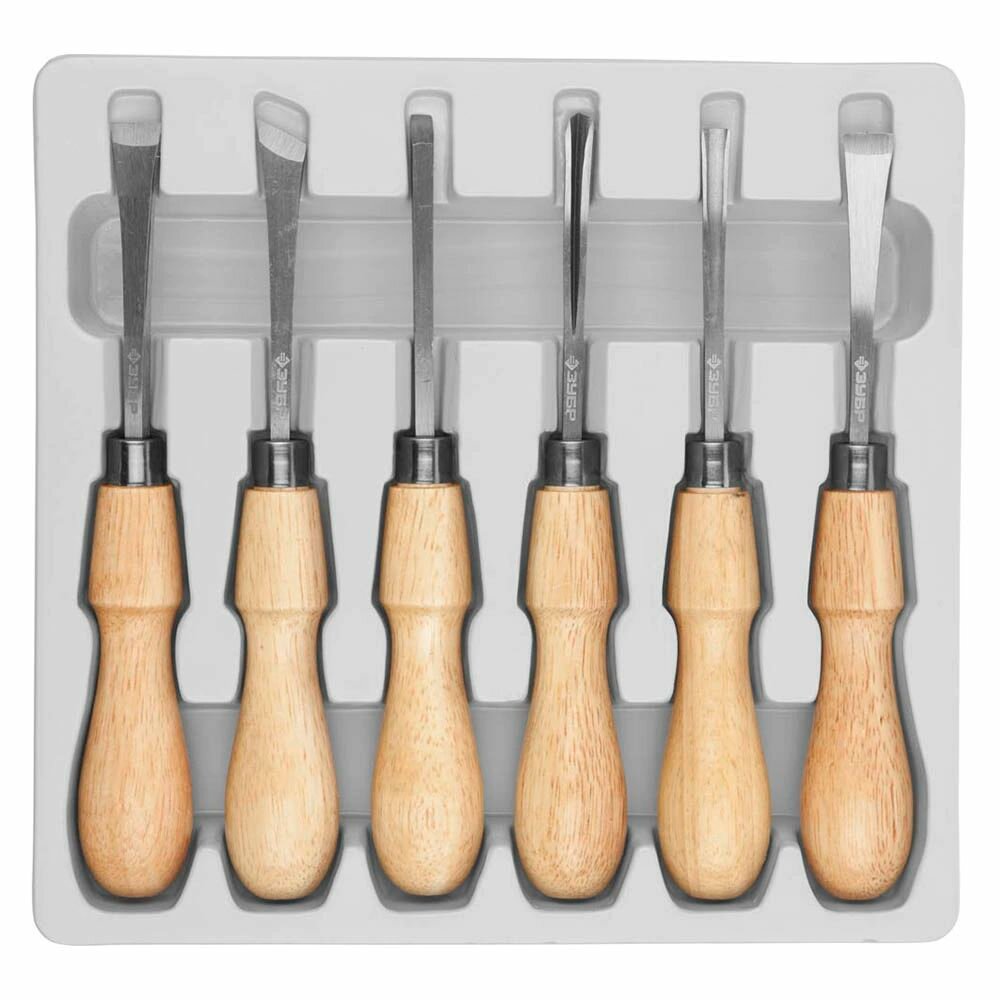 Набор резцов по дереву 6 шт