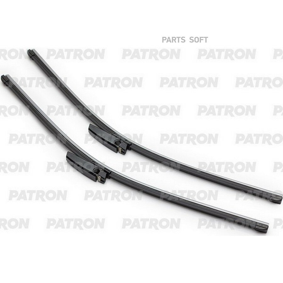 Щетки стеклоочистителя 61см + 61см к-кт бескаркасная Pin Lock AUDI A8 (D3) 02-10 PATRON PWB6161-KIT-VAG | цена за 1 шт