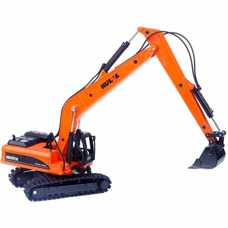 Металлический гусеничный экскаватор HuiNa Toys 1:50 - HN1722-ORANGE
