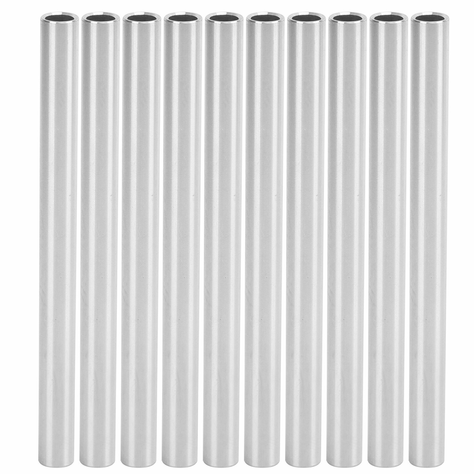 10Pcs Aluminium Tubing Seamless Pipe Straight Tube 8x6mm 3.9in Length Accessory 6100‑0608‑0100